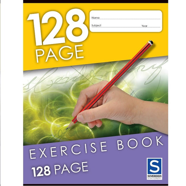SOVEREIGN A4 EXERCISE BOOK 128PG - That Office Place Mackay