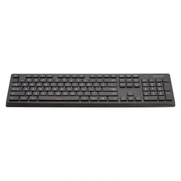 Moki Wireless Keyboard - Black - That Office Place Mackay