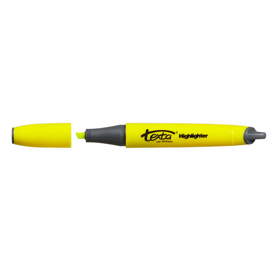 TEXTA BULLET HIGHLIGHTER (PACK OF 4 YELLOW) - That Office Place Mackay